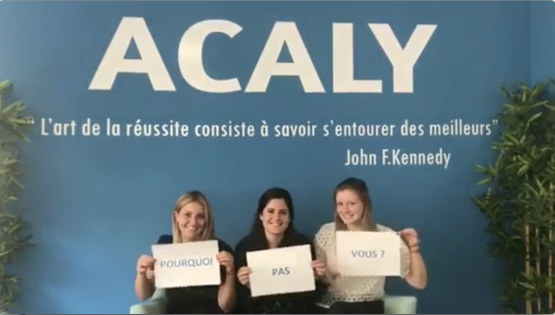 #JoinUs – Avril 2018 - Acaly - Conseil en Ingénierie, Bureau d'études